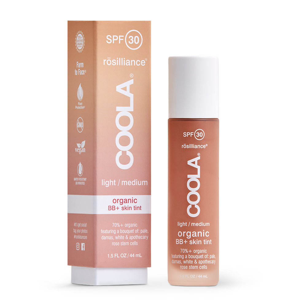 COOLA Rōsilliance Tinted Moisturizer Organic Sunscreen SPF 30-Light ...