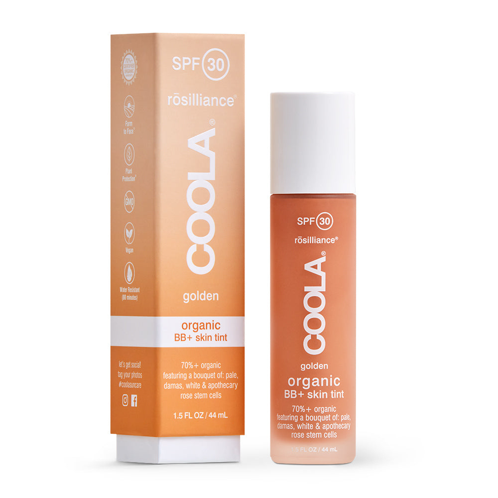 COOLA Rōsilliance Tinted Moisturizer Organic Sunscreen SPF 30- Golden ...